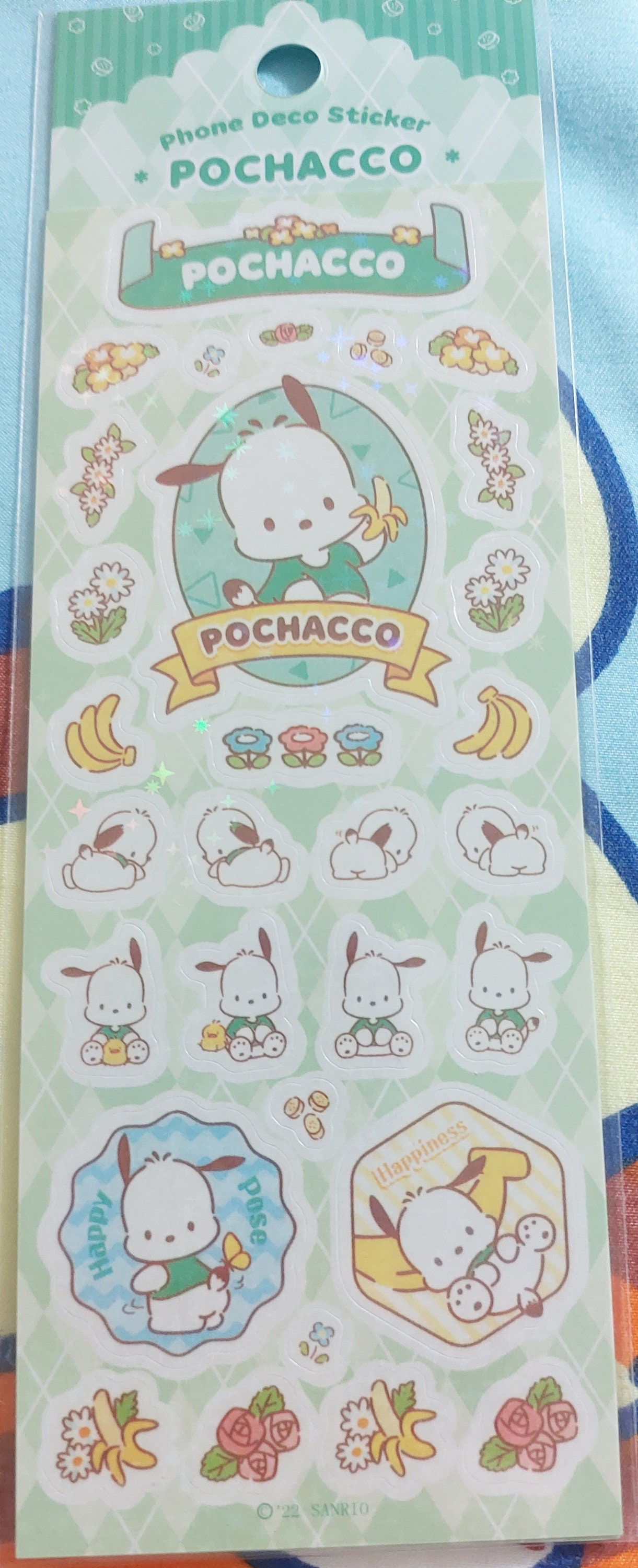 Pochacco Kuromi Keroppi Hello Kitty Melody Shine Stickers - Etsy