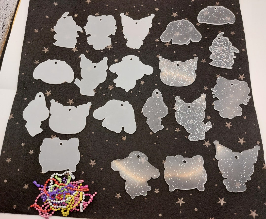 Kuromi Pochacco Hello Kitty Purin Melody DIY Accessories Kid Decoration ...