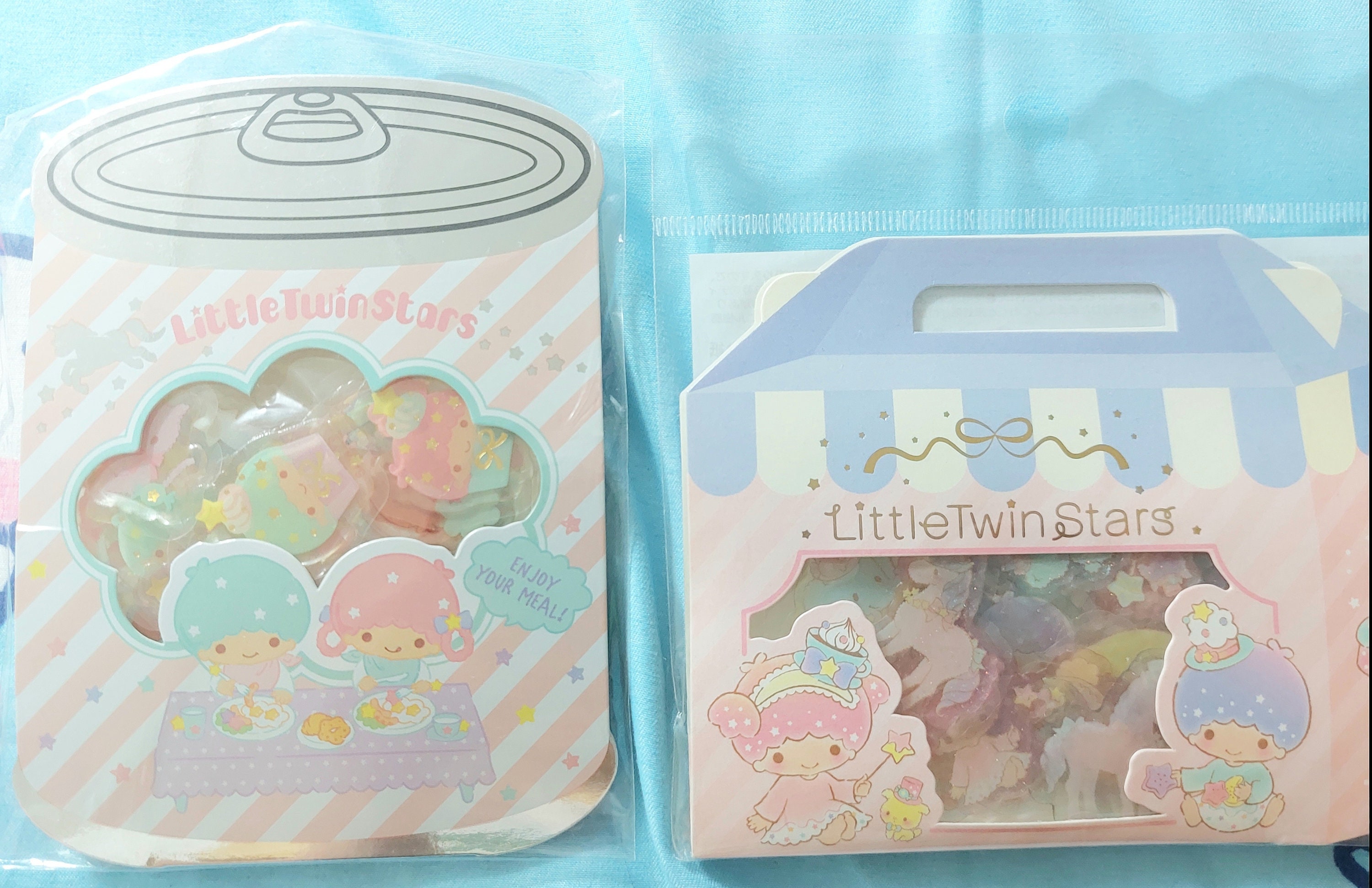 Little Twin Stars Crafts Pattern Gel Stickers - Etsy