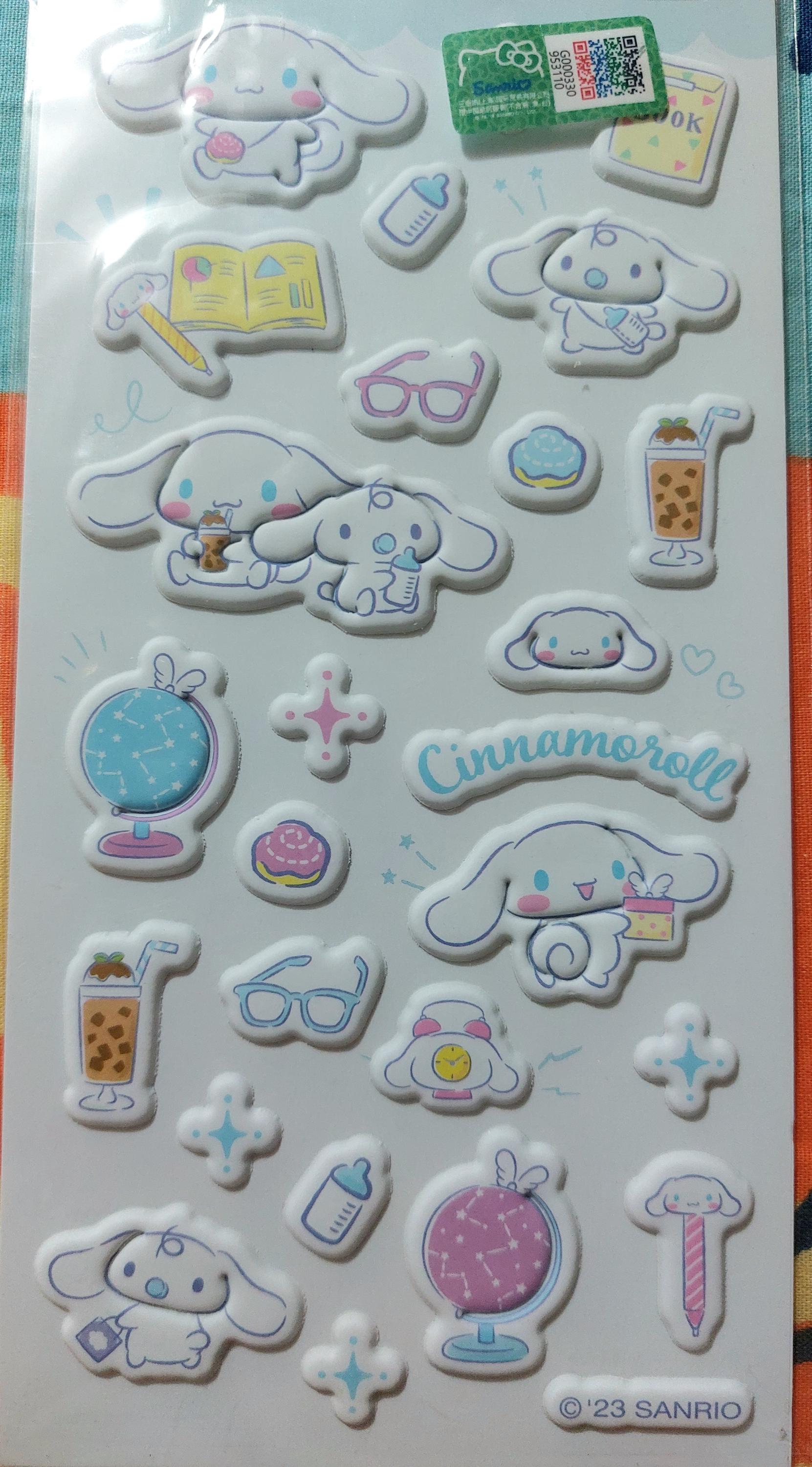 Hello Kitty Cinnamoroll Kuromi Melody DIY Dairy Pad Casting Stickers - Etsy