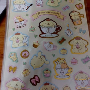 Purin Crafts Gold Stickers Travel Tea Time - Etsy