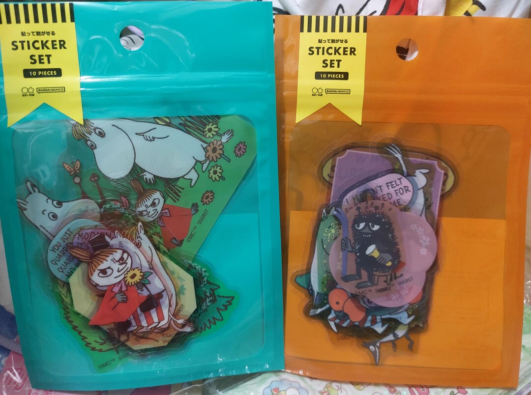 Moomin Little My Plastic DIY Luggage Sticker Set - Etsy