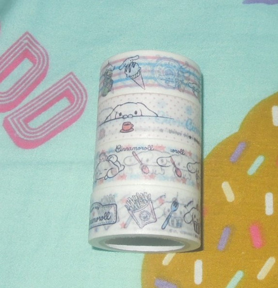 Cinnamoroll Craft Gift Decoration Paper Tape 4 Roll 5m - Etsy