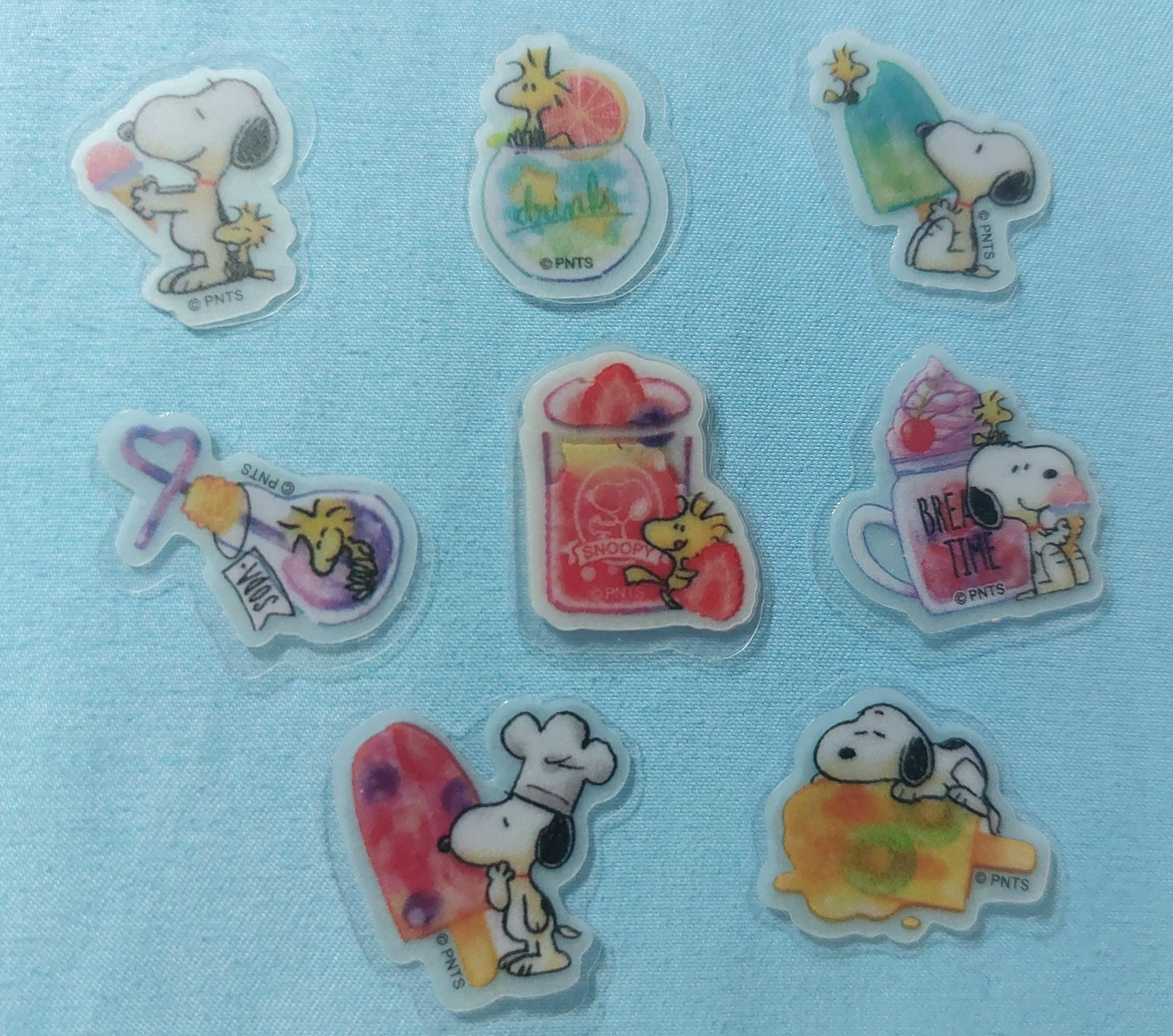 Snoopy Paper Drink Pattern Stickers Tracing Paper Seal - Etsy