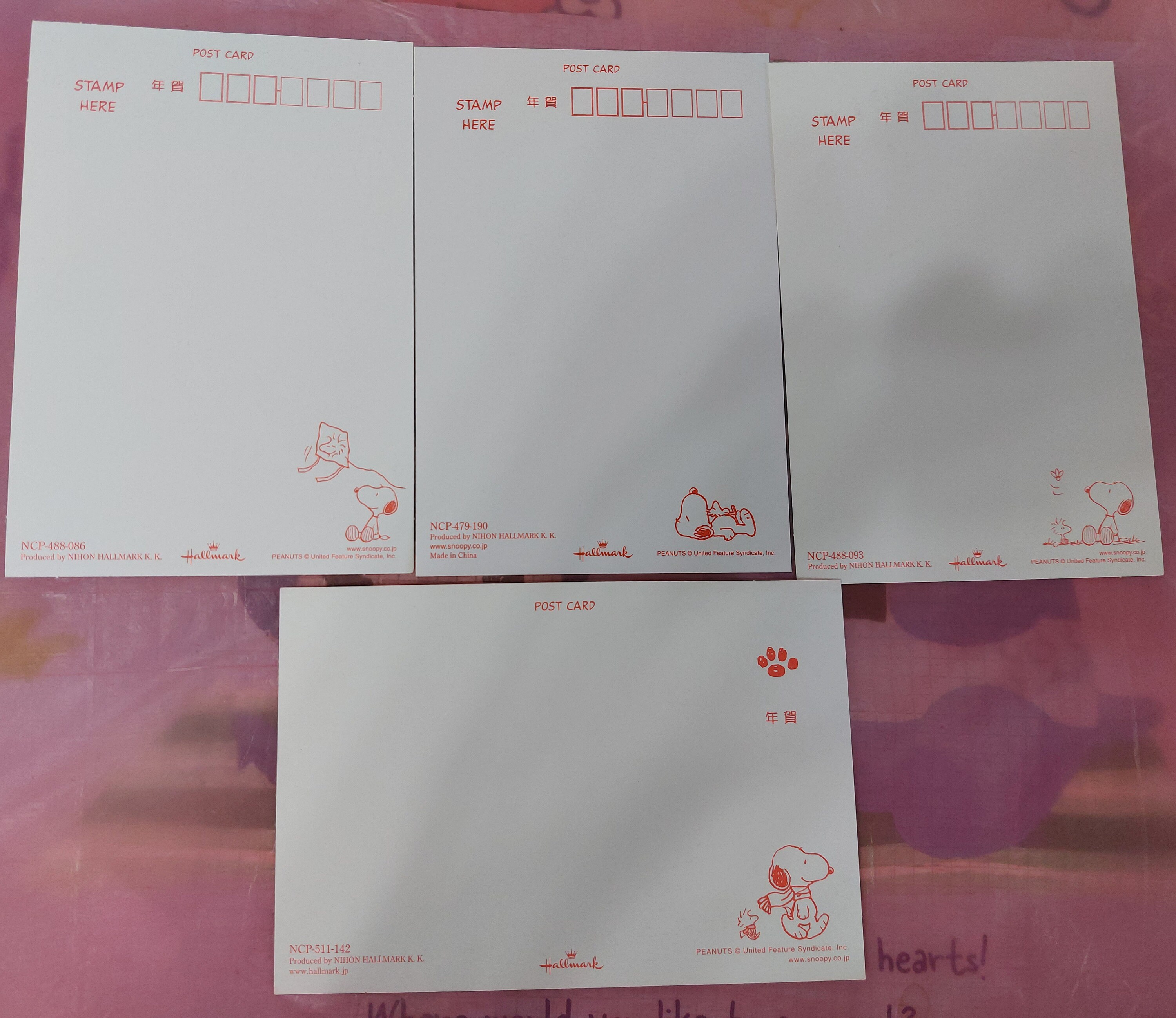 Snoopy Deco Postcards - Etsy