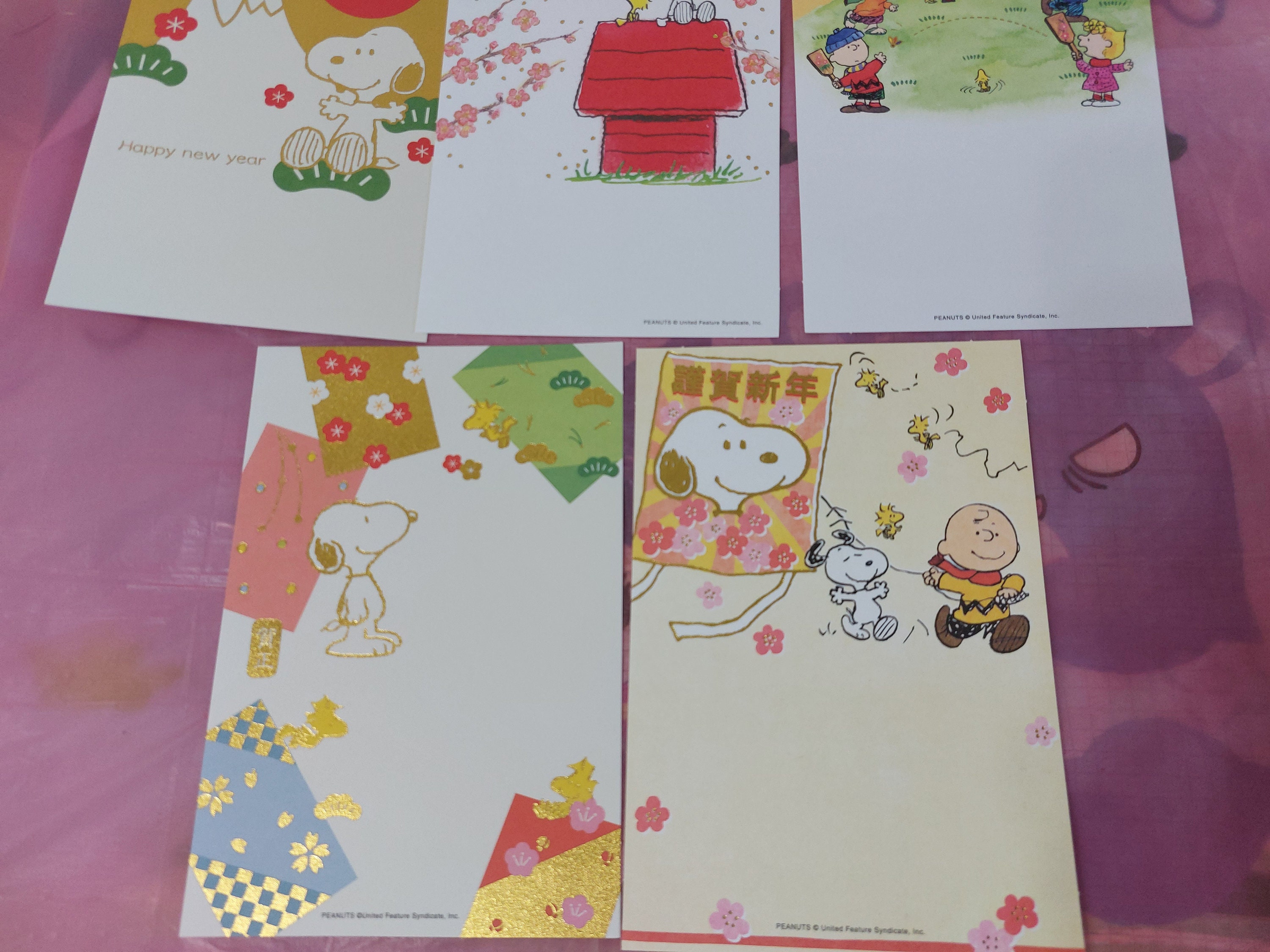 Snoopy Deco Postcards - Etsy