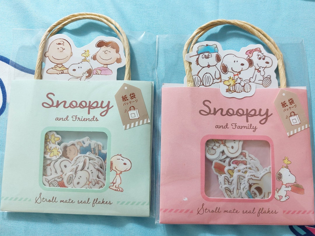 Snoopy & His Friends Family Olaf Belle Andy Paper Stickers - Etsy