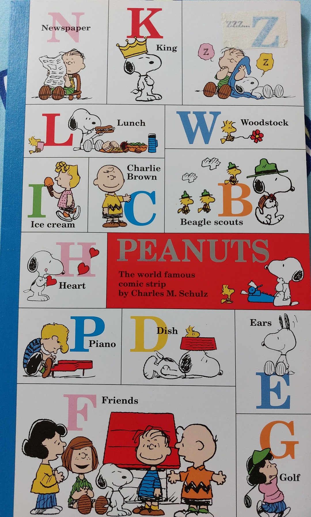 Snoopy & His Friends Notebook Alphabet - Etsy
