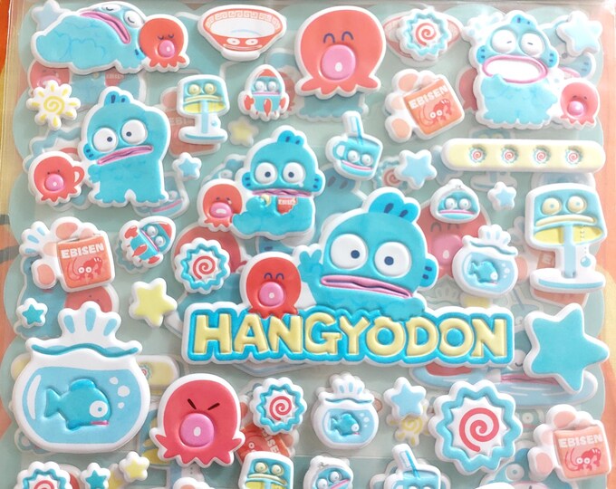 Hangyodon Marshmallow Sleeping Design 2 Pcs Stickers - Etsy