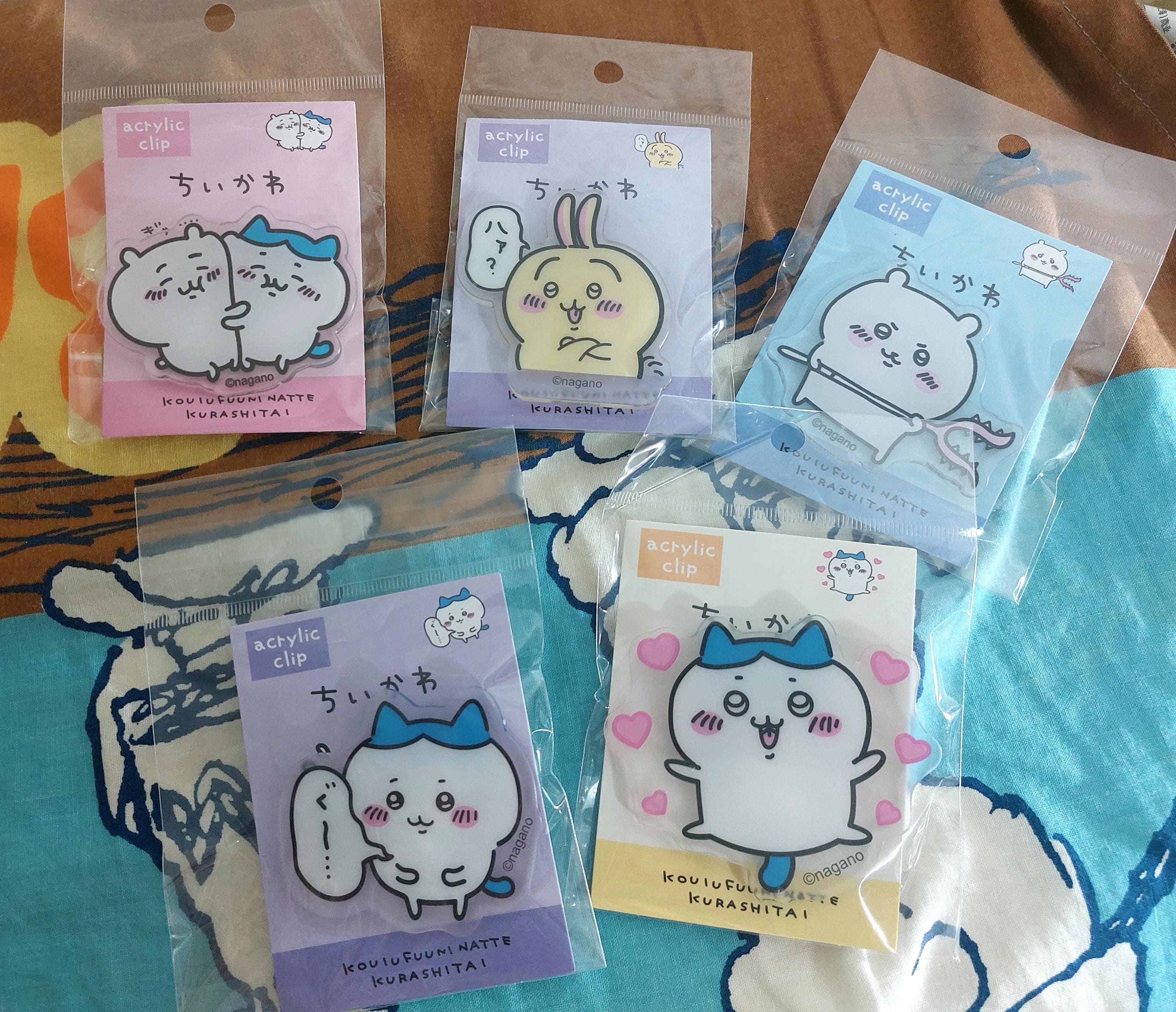 Chiikawa Acrylic Paper Clip - Etsy