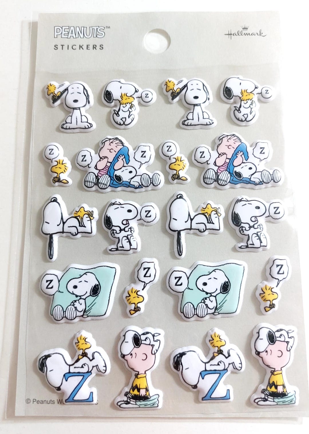 Snoopy & His Friends Marshmallow Sleeping Design Stickers - Etsy