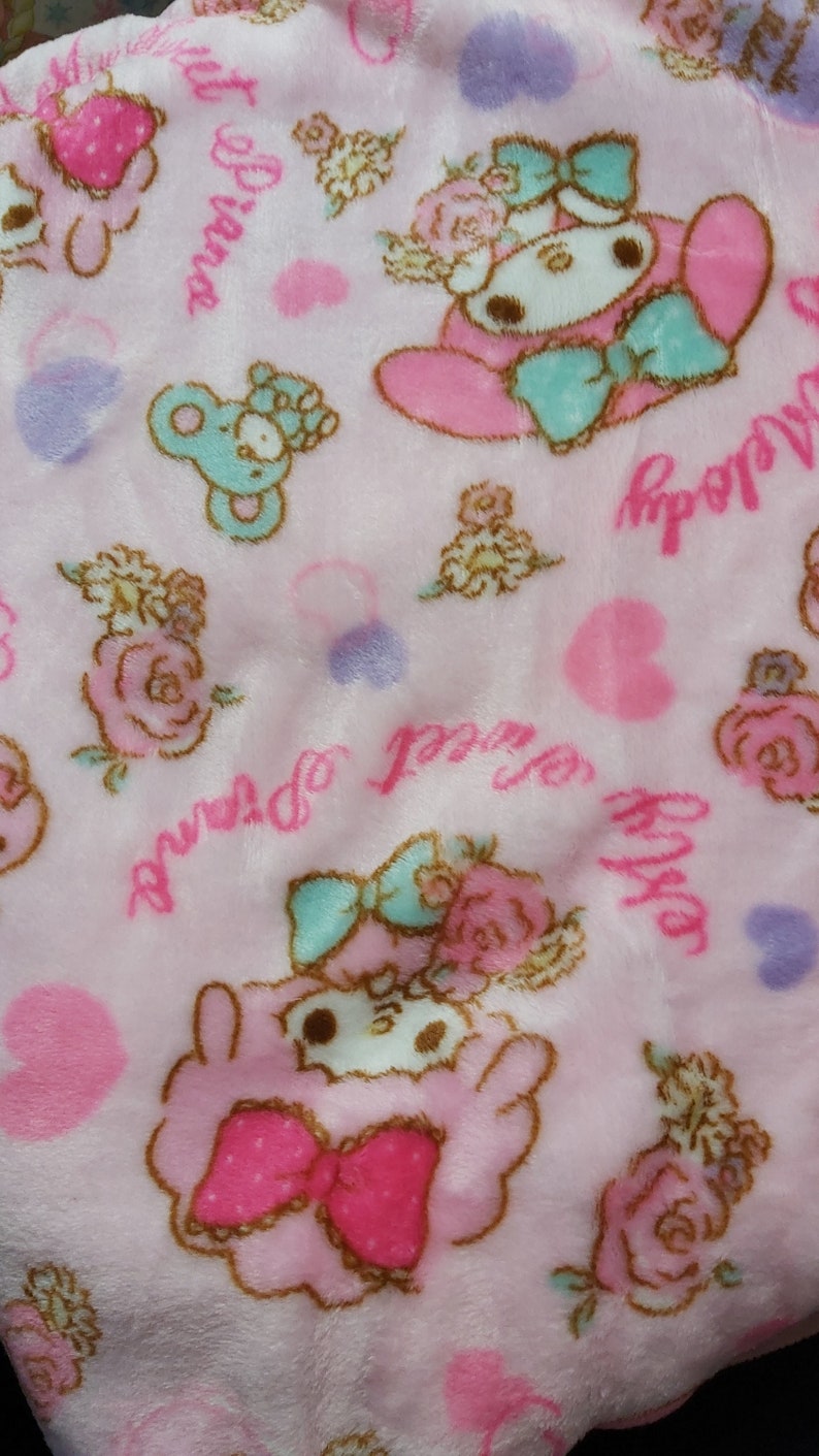 Melody Rose Pattern Cutie Cartoon Fleece Blanket - Etsy