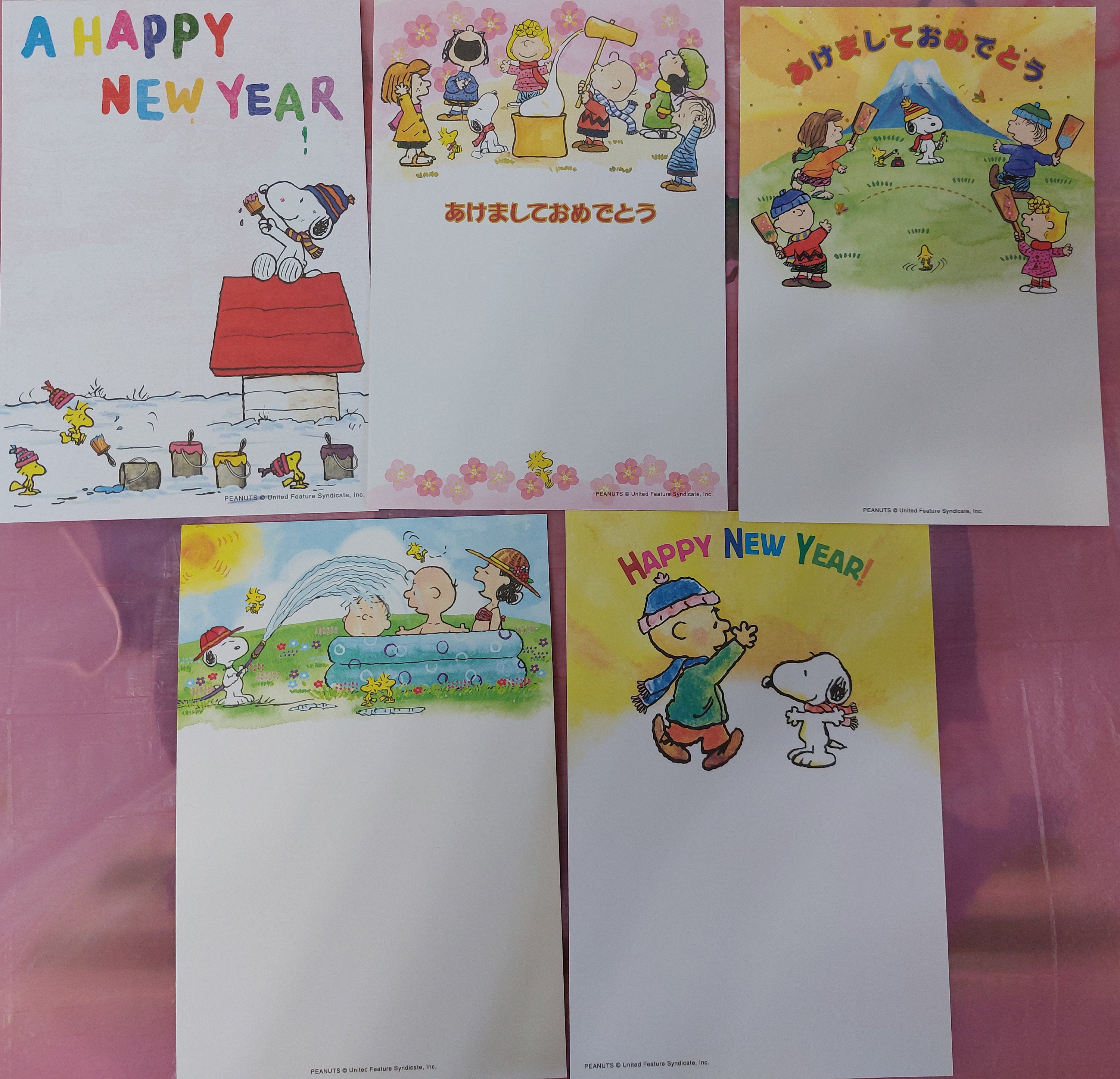 Snoopy Deco Postcards - Etsy