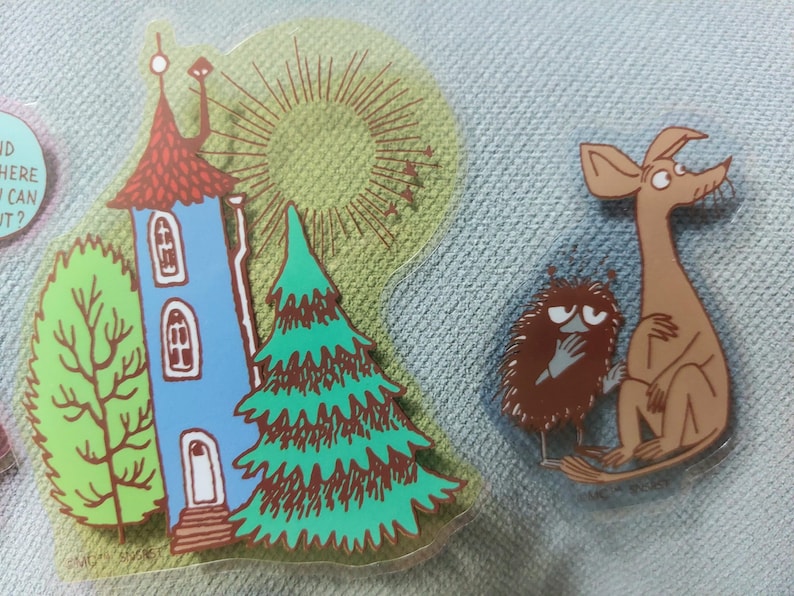 Moomin Little My Plastic DIY Luggage Sticker Set - Etsy