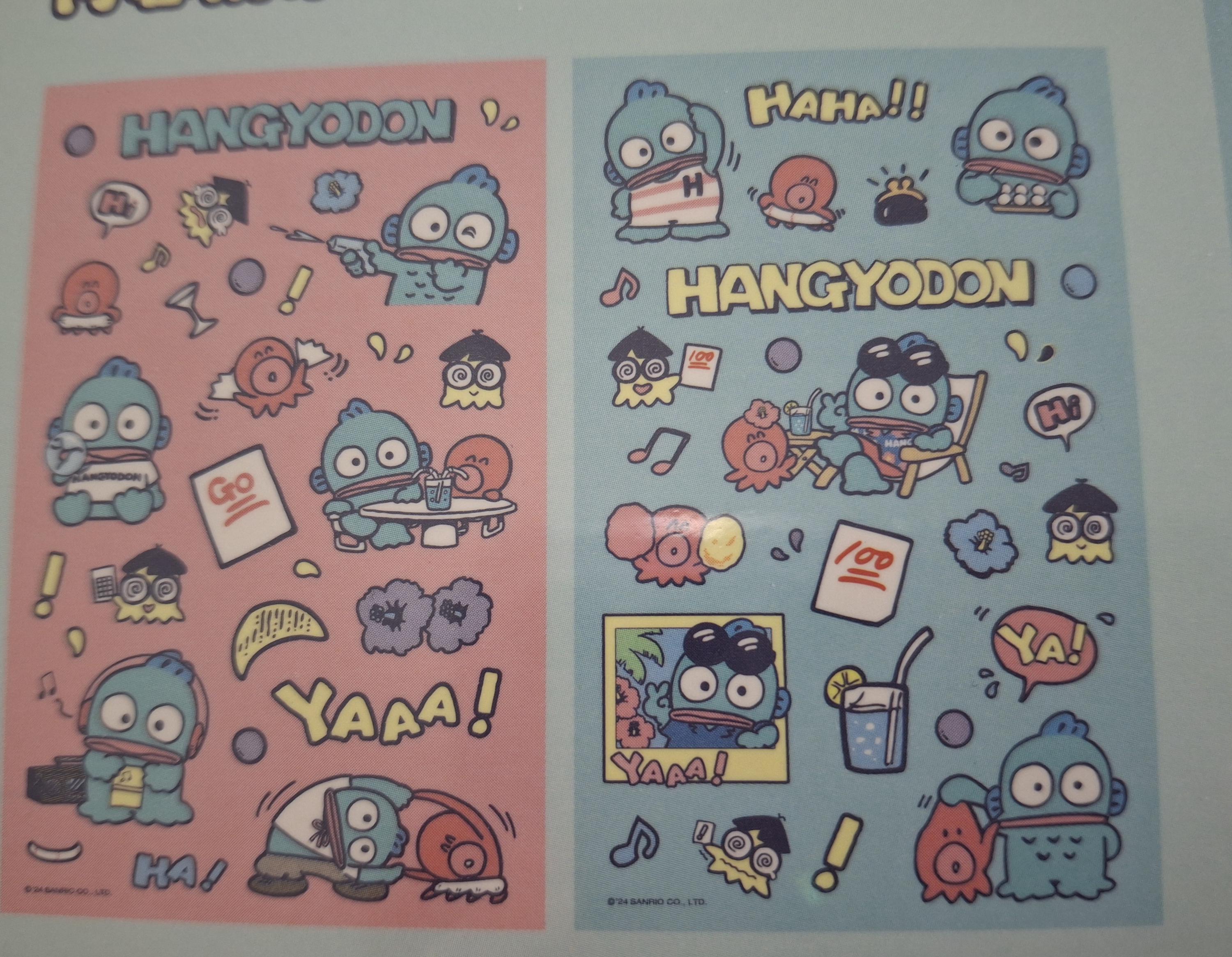 HANGYODON Laser Stickers 1 Pad 2 Pcs - Sport Pattern - Etsy