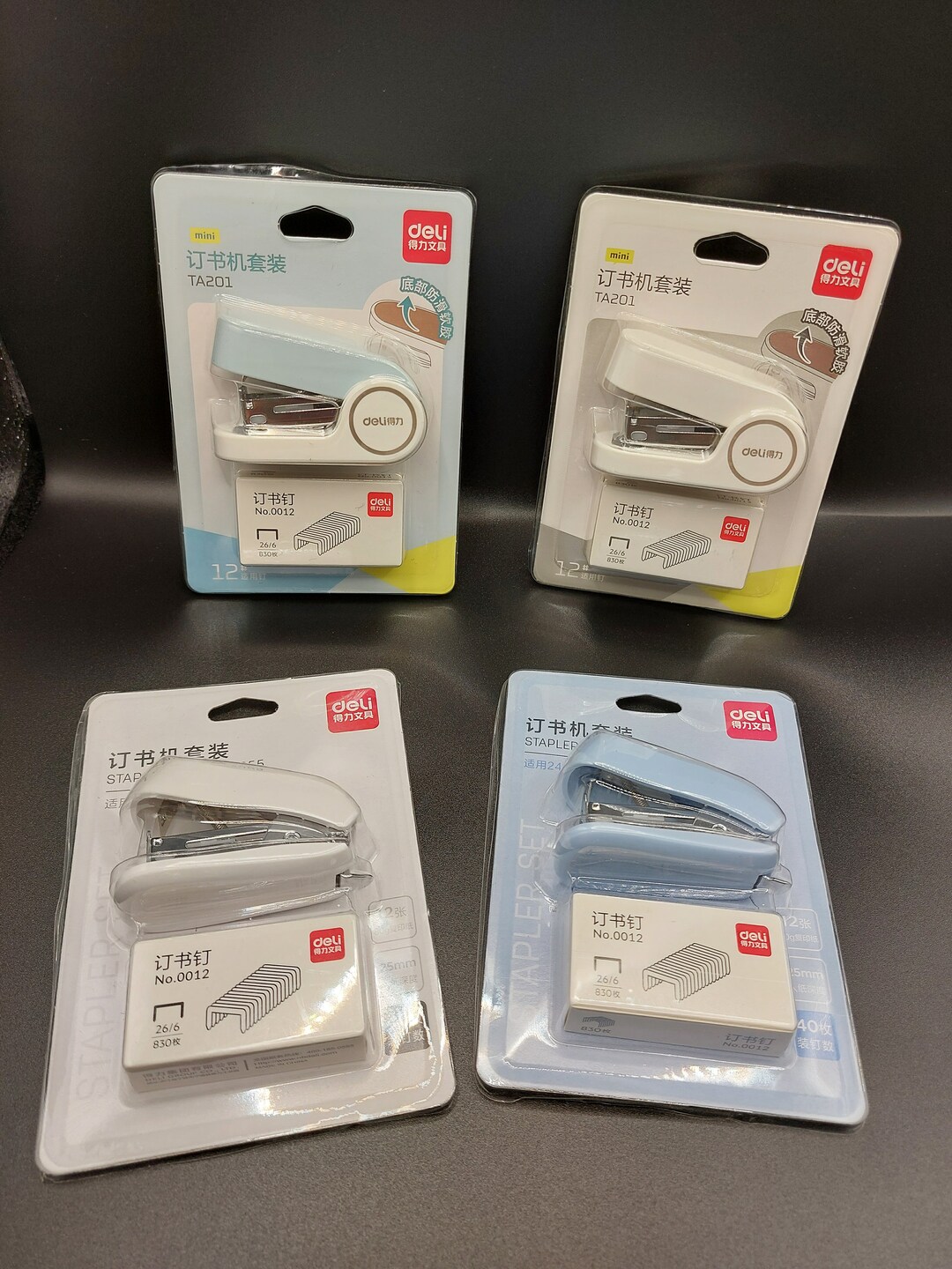 Mini Light Blue Pink White Stapler and Staples - Etsy