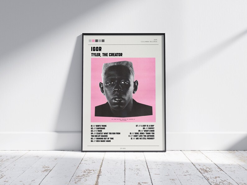 Tyler the Creator Poster // Igor Album Cover // EARFQUAKE // - Etsy
