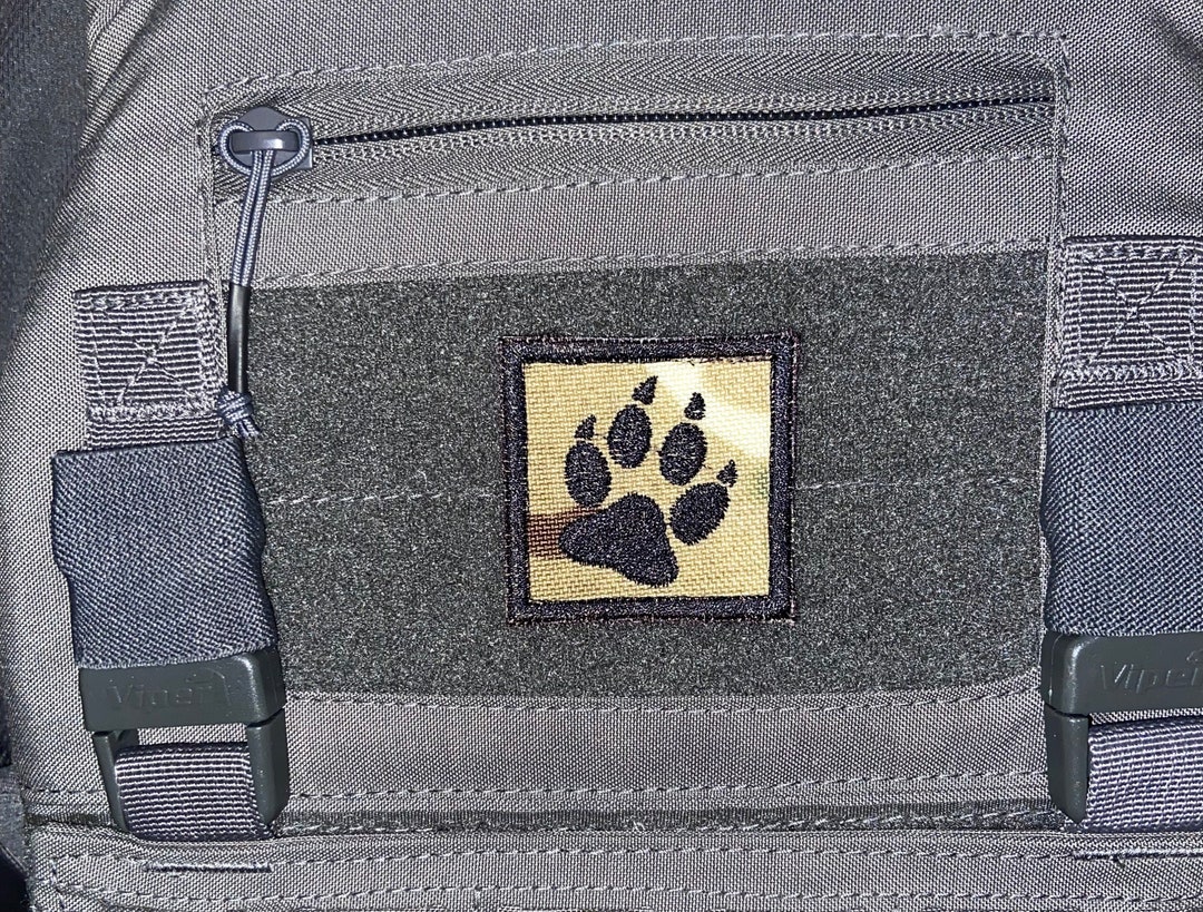 Black Paw Dog Walker Unit Morale Patch 50x50mm Hook or Sew on Backing MTP MULTICAM - Etsy