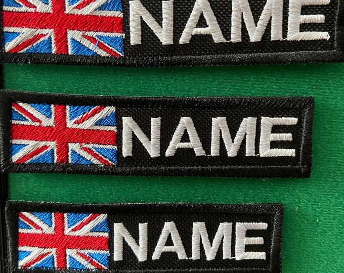 Union Jack Flag Patch Sew / Iron on Embroidered Patch for Cloth - Etsy