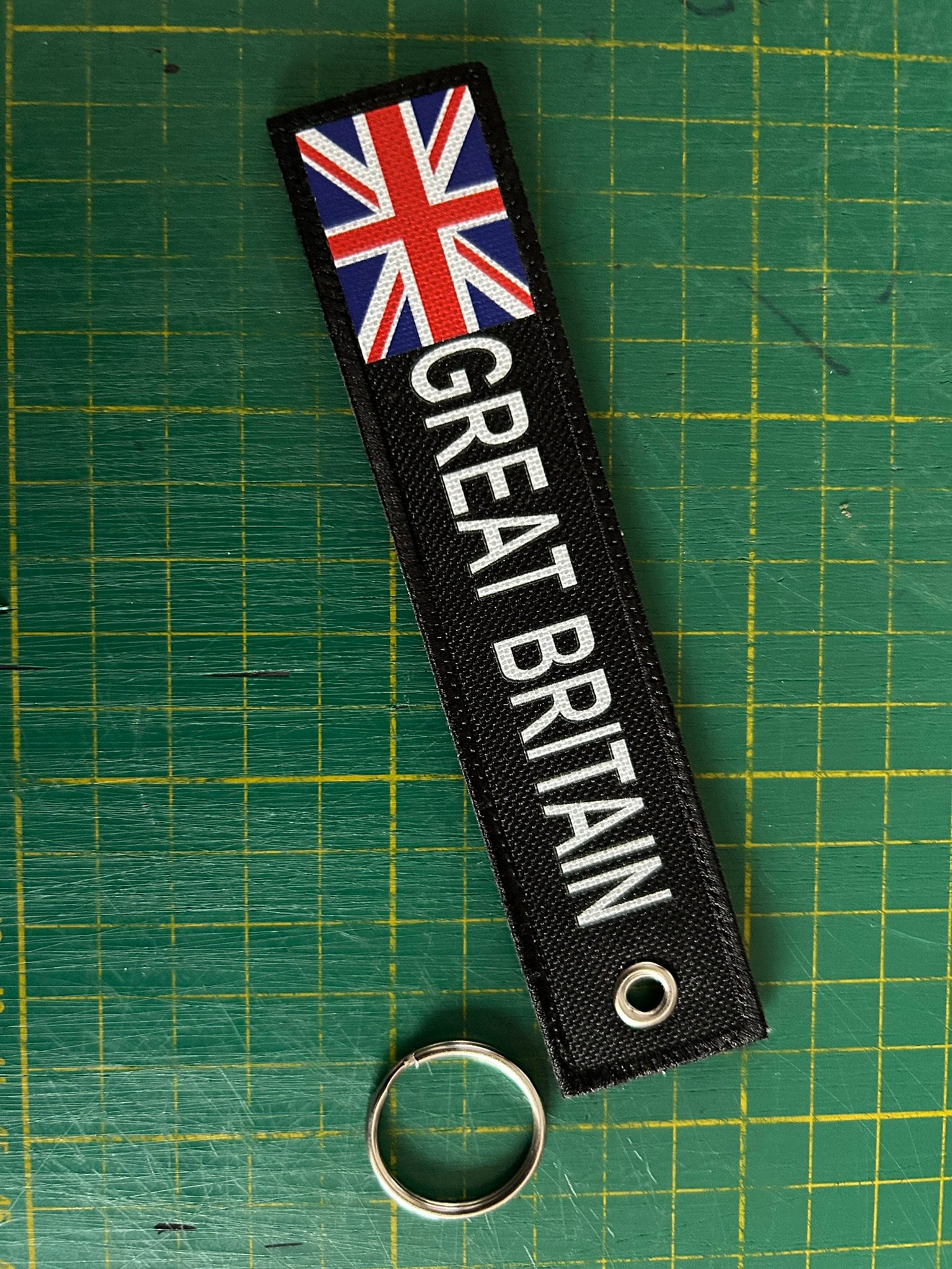 Flag Keyrings International Country Identifier 140x30mm Robust Design ...