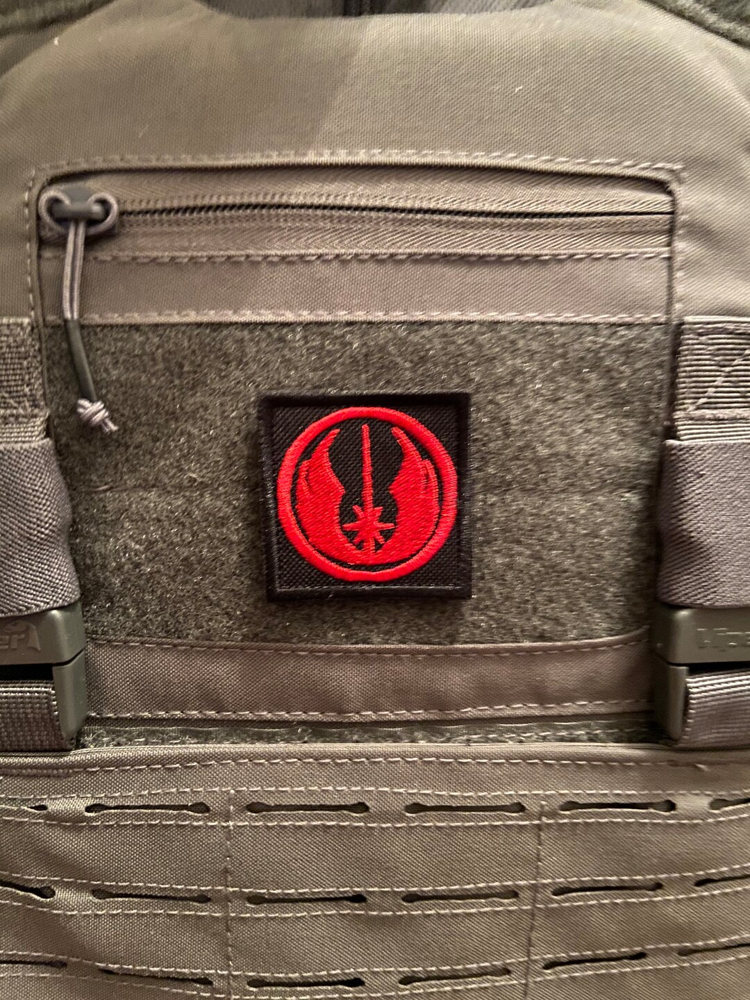 Imperial Rebellion Galactic Morale Patch 50x50mm Hook or Sew on Backing ...