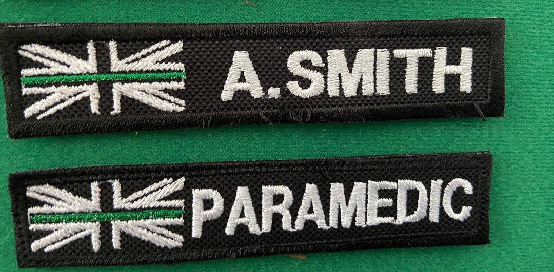 Custom Medic NHS DOCTOR Name Patch Personalised 120x25mm Hook Backed ...