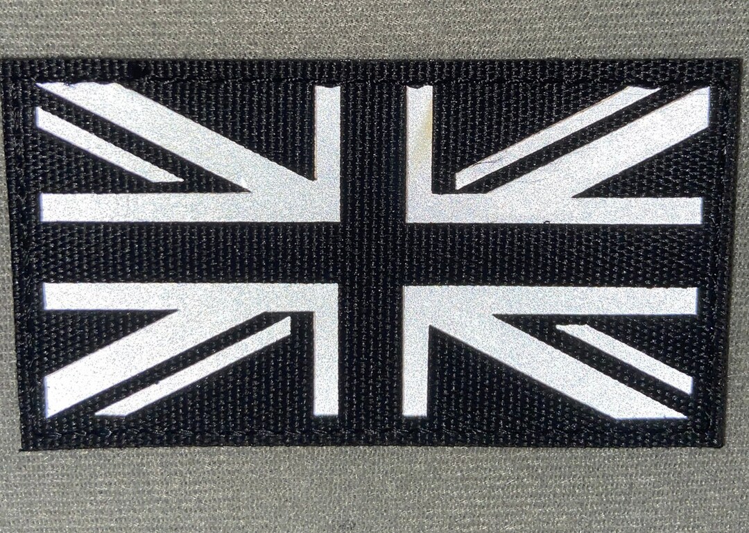 Laser Cut Union Jack With Hook Backing Morale Patch - Etsy