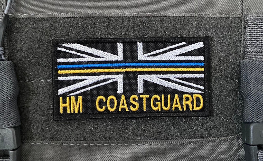 HM Coastguard Patch 100x50mm Hook Backed - Etsy