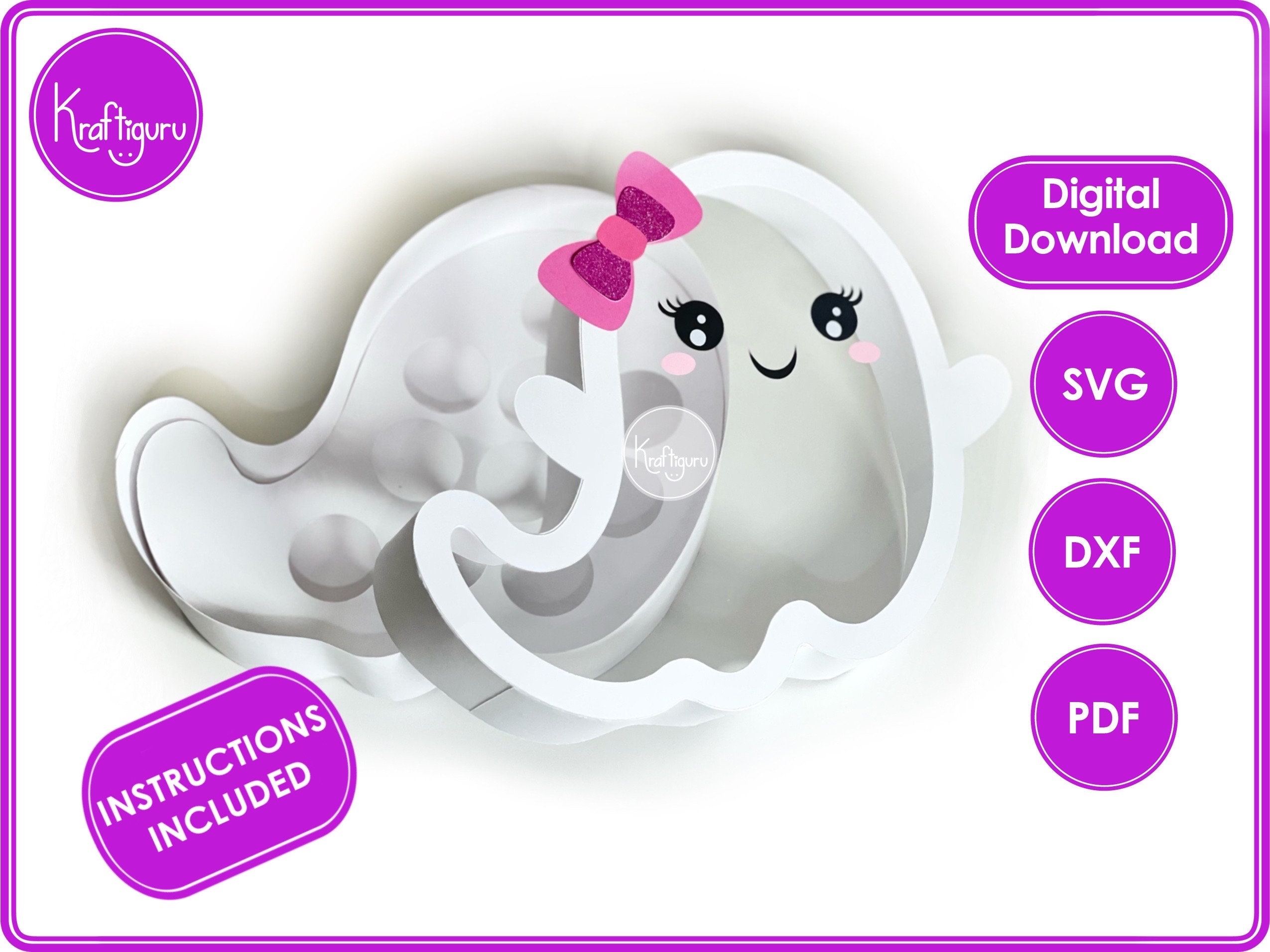 Ghost Box - Ghost Girl Chocolate Box - Etsy