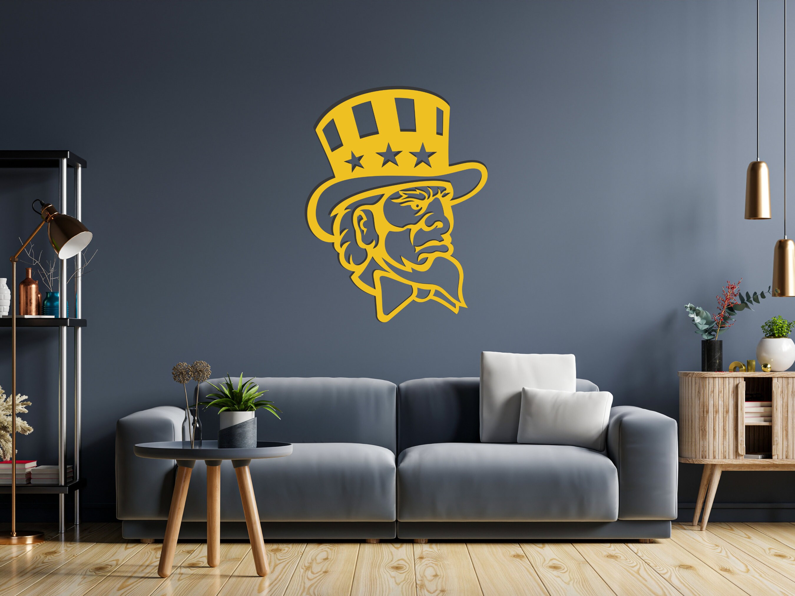 Abraham Lincoln Metal Art, Abraham Lincoln Wall Decor, Lincoln Portrait ...