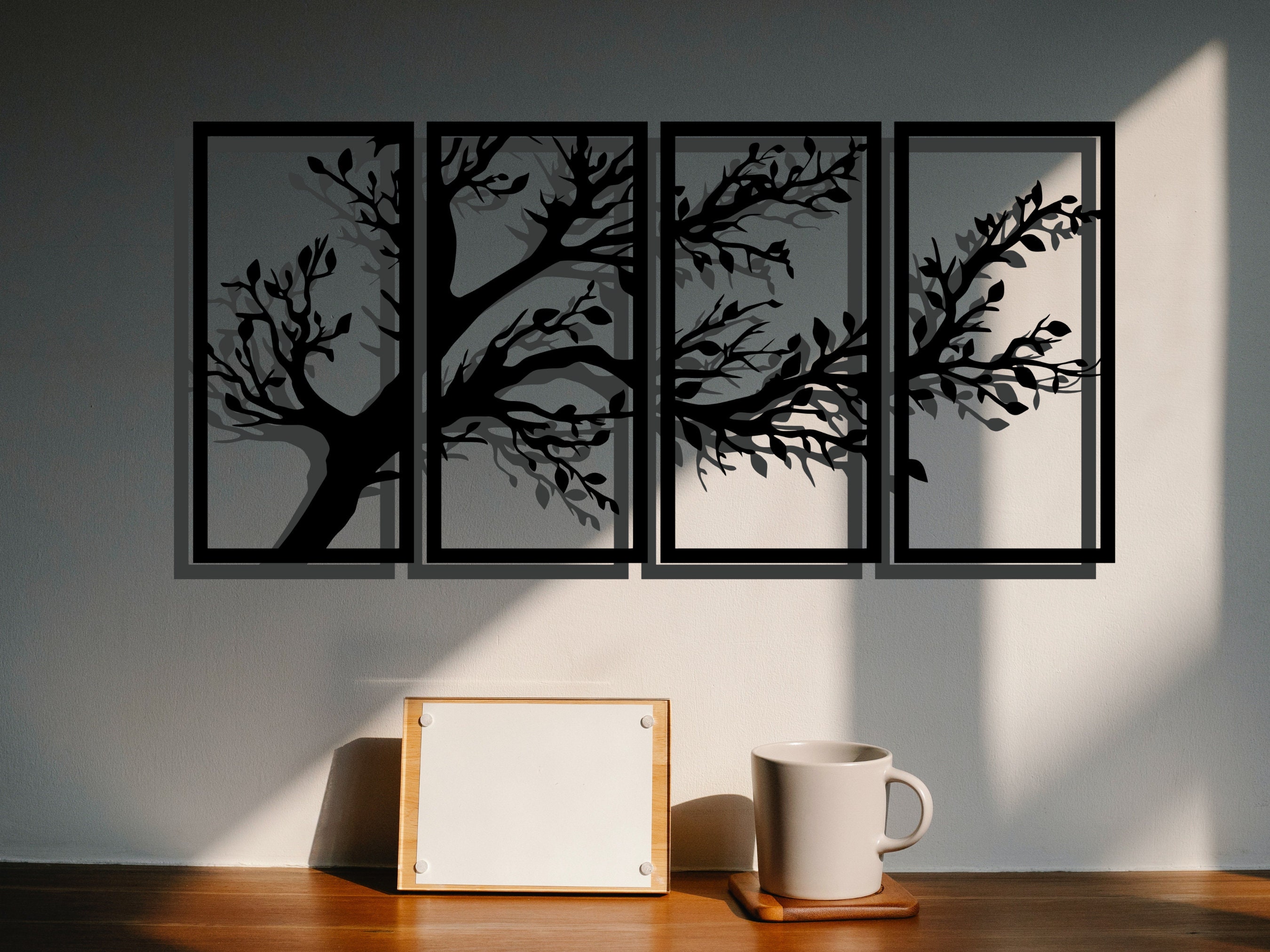 Metal Wall Art Metal Tree Decoration Tree Sign Home Decor - Etsy