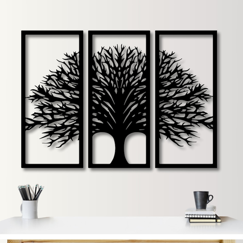 Three Panel Wall Art - Etsy