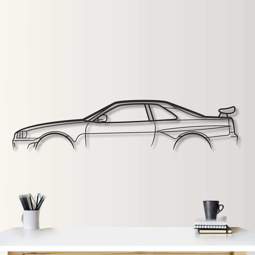 Spor Car Metal Wall Art, SKYLINE GTR Sign Decor, Car Lovers Gift ...