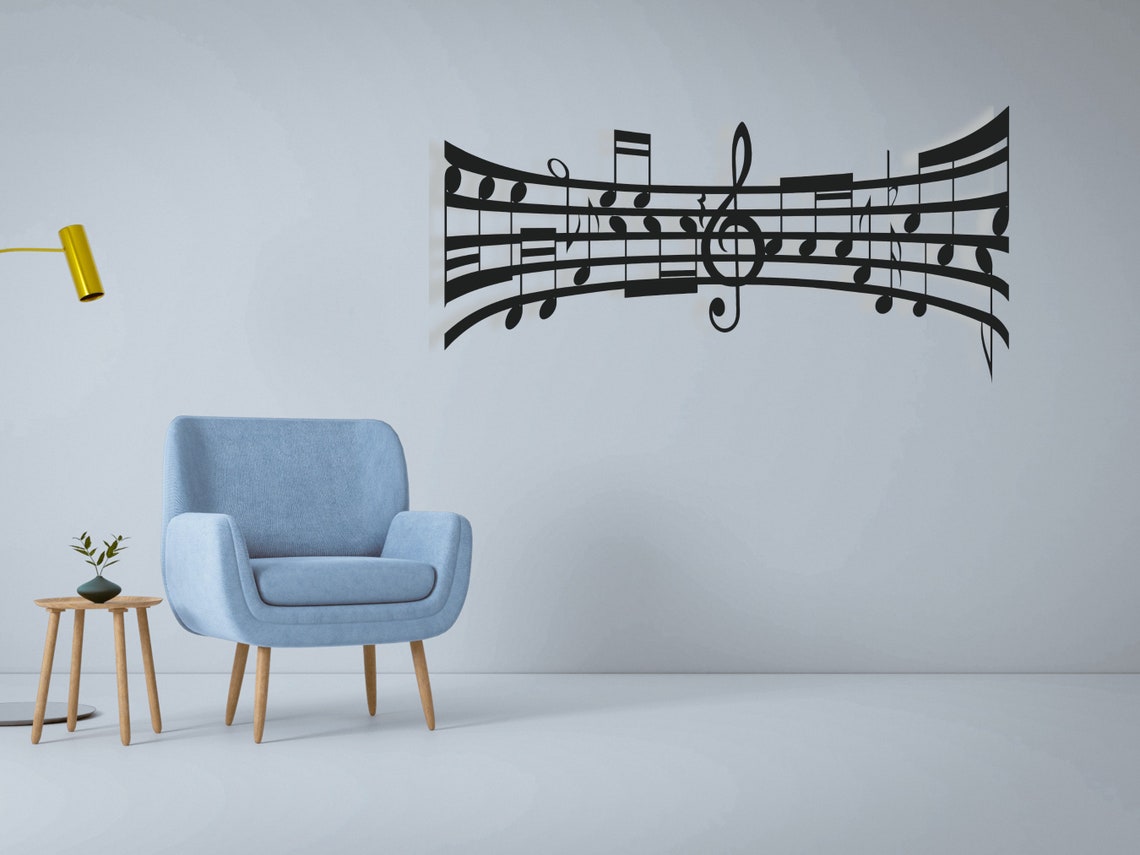 Metal Wall Art Musical Wall Art Music Sign Wall Decor Music - Etsy