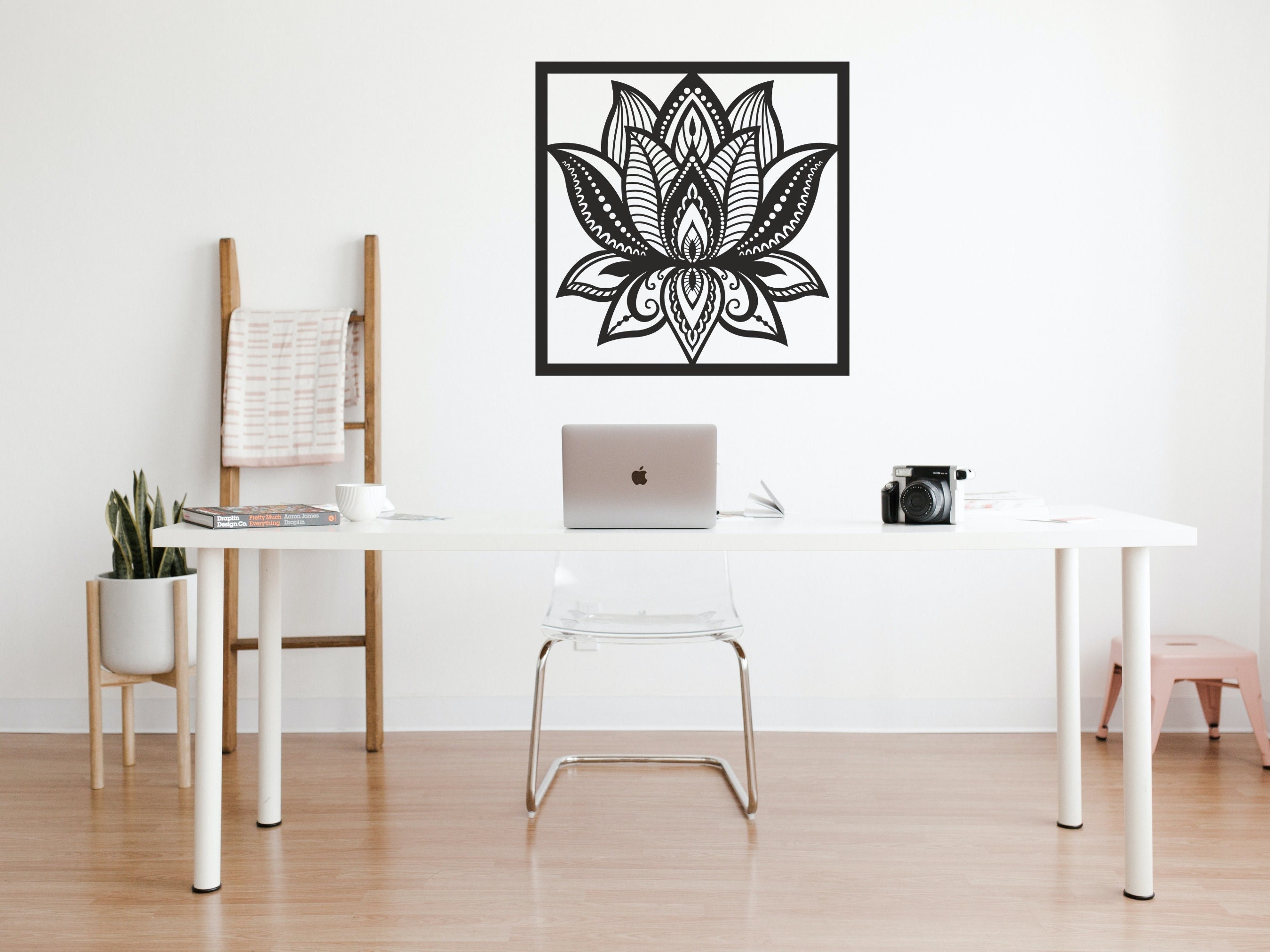Metal Lotus Flower Wall Art Lotus Wall Decoration Gift - Etsy