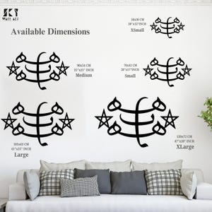Handmade Baháʼí Ringstone Symbol Metal Wall Art: Spiritual Home Decor ...