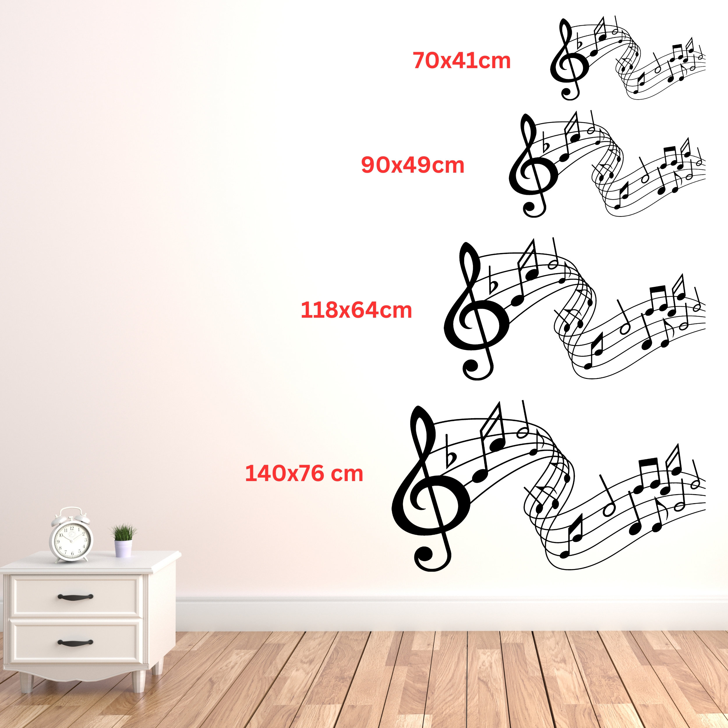 Music Notes Wall Art , Wall Hangings , Metal Music Notes Wall Sculpture ...