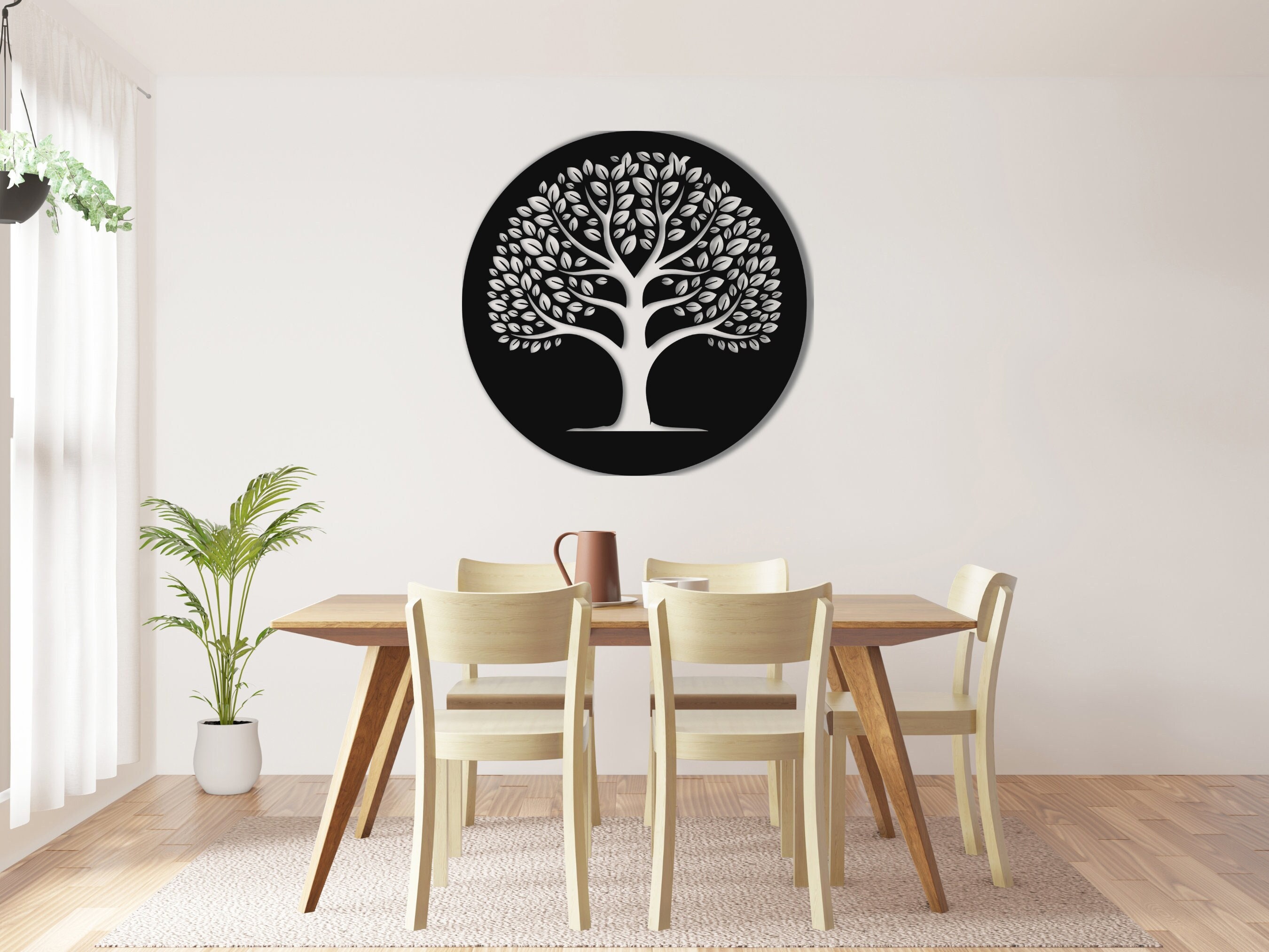 Family Tree Metal Wall Art Rustic Metal Art Unique Family - Etsy