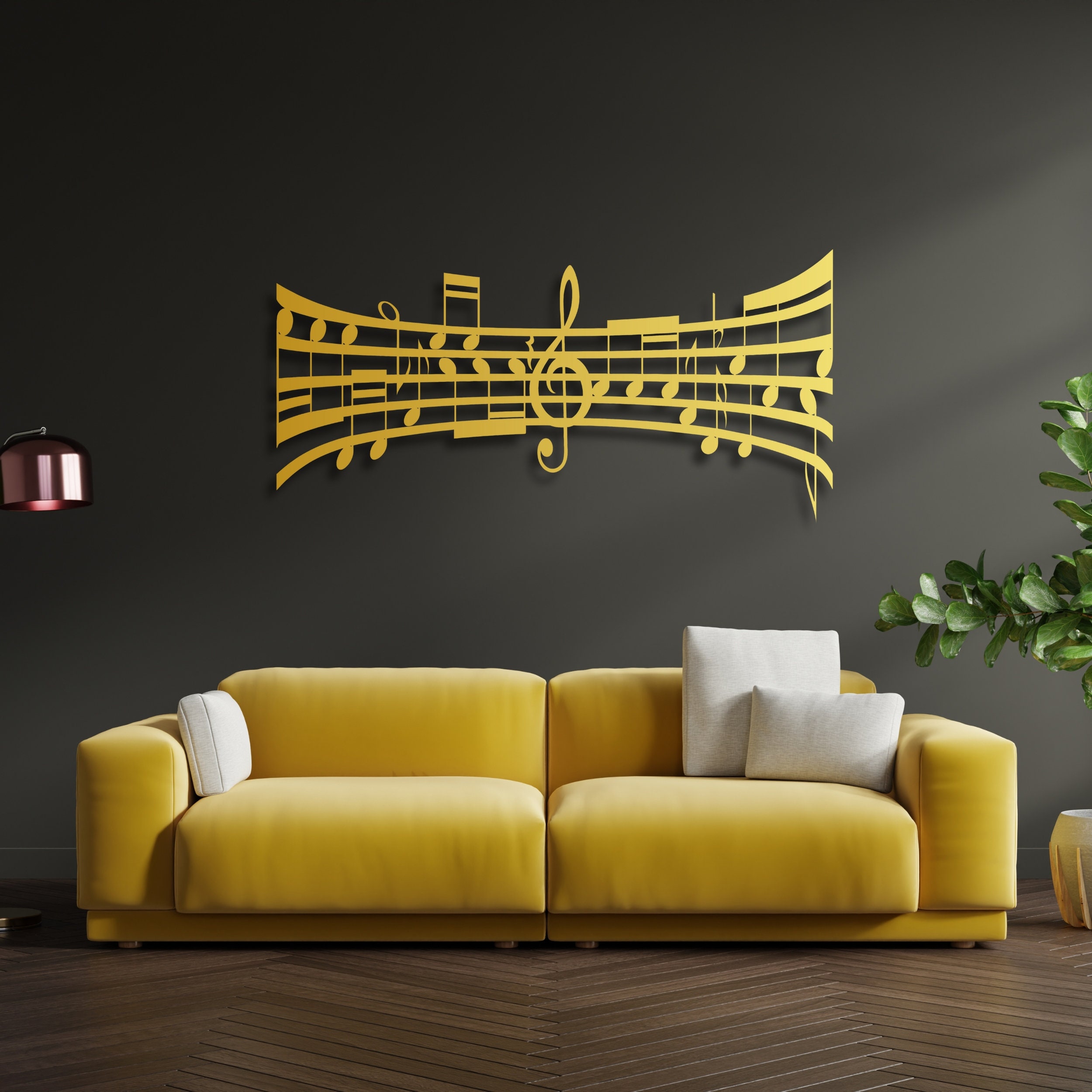 Metal Wall Art, Musical Wall Art, Music Sign Wall Decor, Music Room Art ...