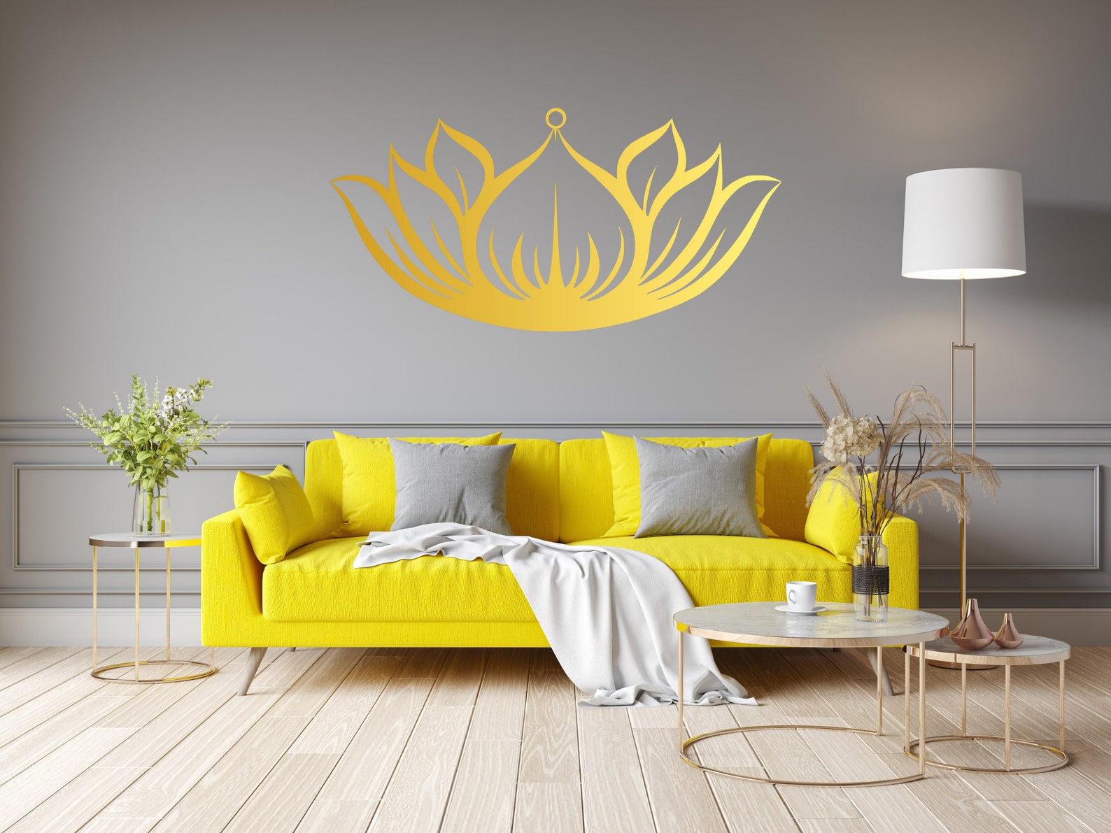 Metal Wall Decor, Lotus Flower Wall Art, Yoga Wall Decor, Lotus Sign ...