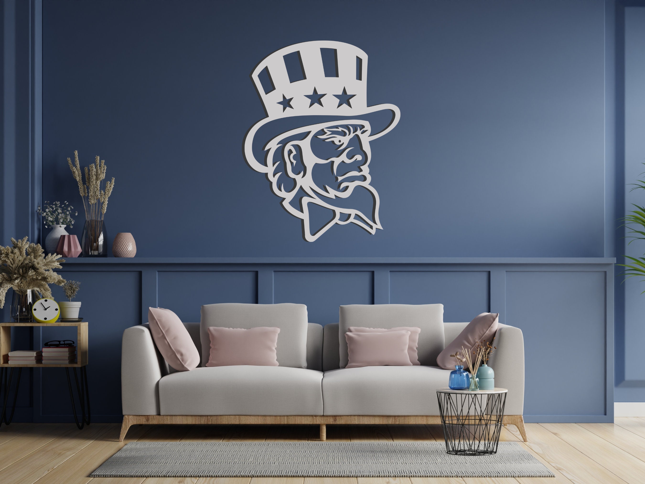 Abraham Lincoln Metal Art, Abraham Lincoln Wall Decor, Lincoln Portrait ...