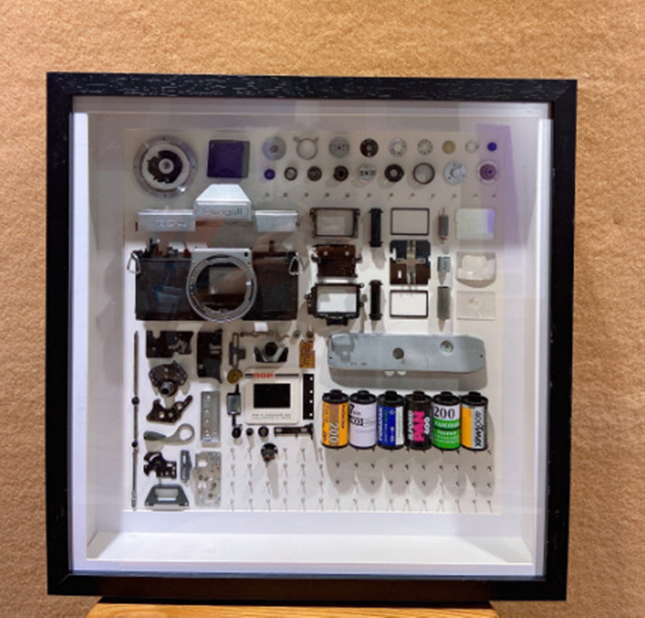 Camera Teardown Art Disassembled Camera With Frame Film - Etsy