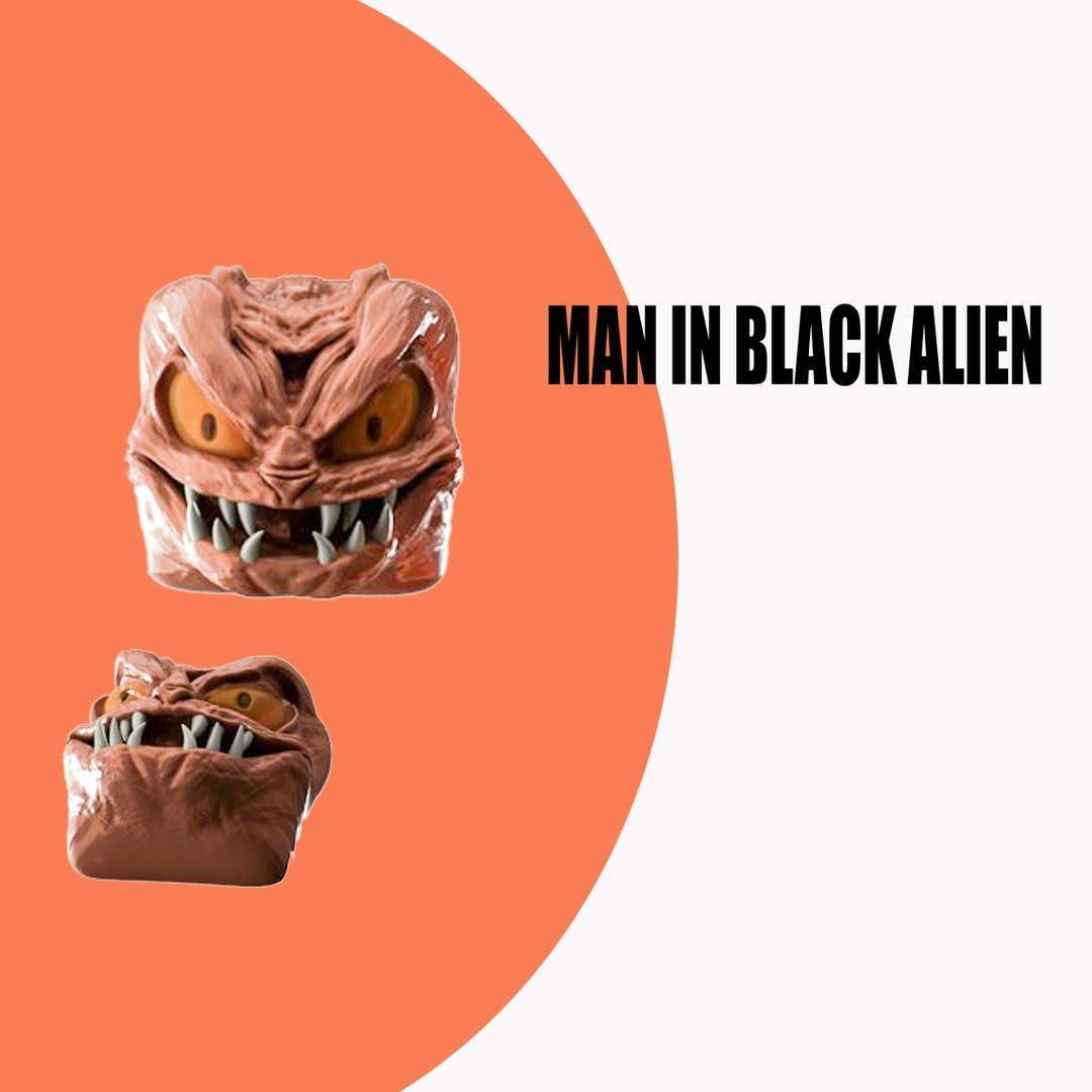 Man in Black Alien Artisan Keycap, MIB Resin Keycap, Man Alien Keycap ...