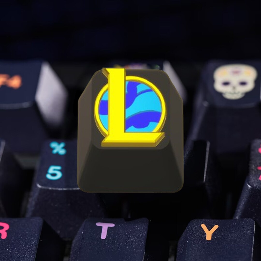 League of Legends Logo Artisan Keycap LOL Logo ESC Handmade Keycap ...