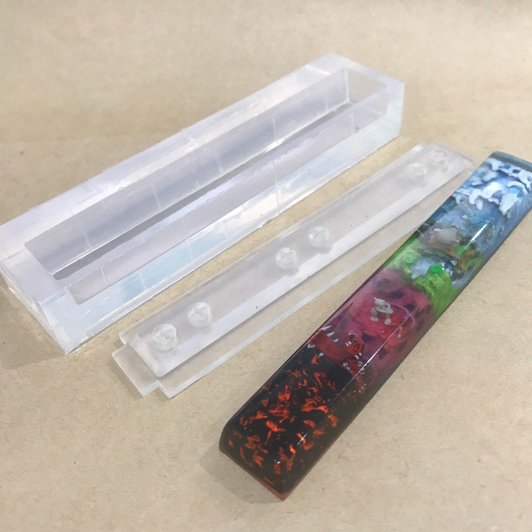 Keycap Mold, OEM Keycap Mold, Spacebar Keycap Mold, DIY Keycap Mold, 6 ...