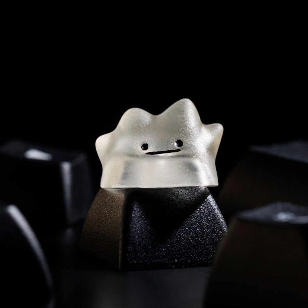 Pokemon Ditto Clear Keycap, Cute Pokemon Artisan Keycap, Ditto ...