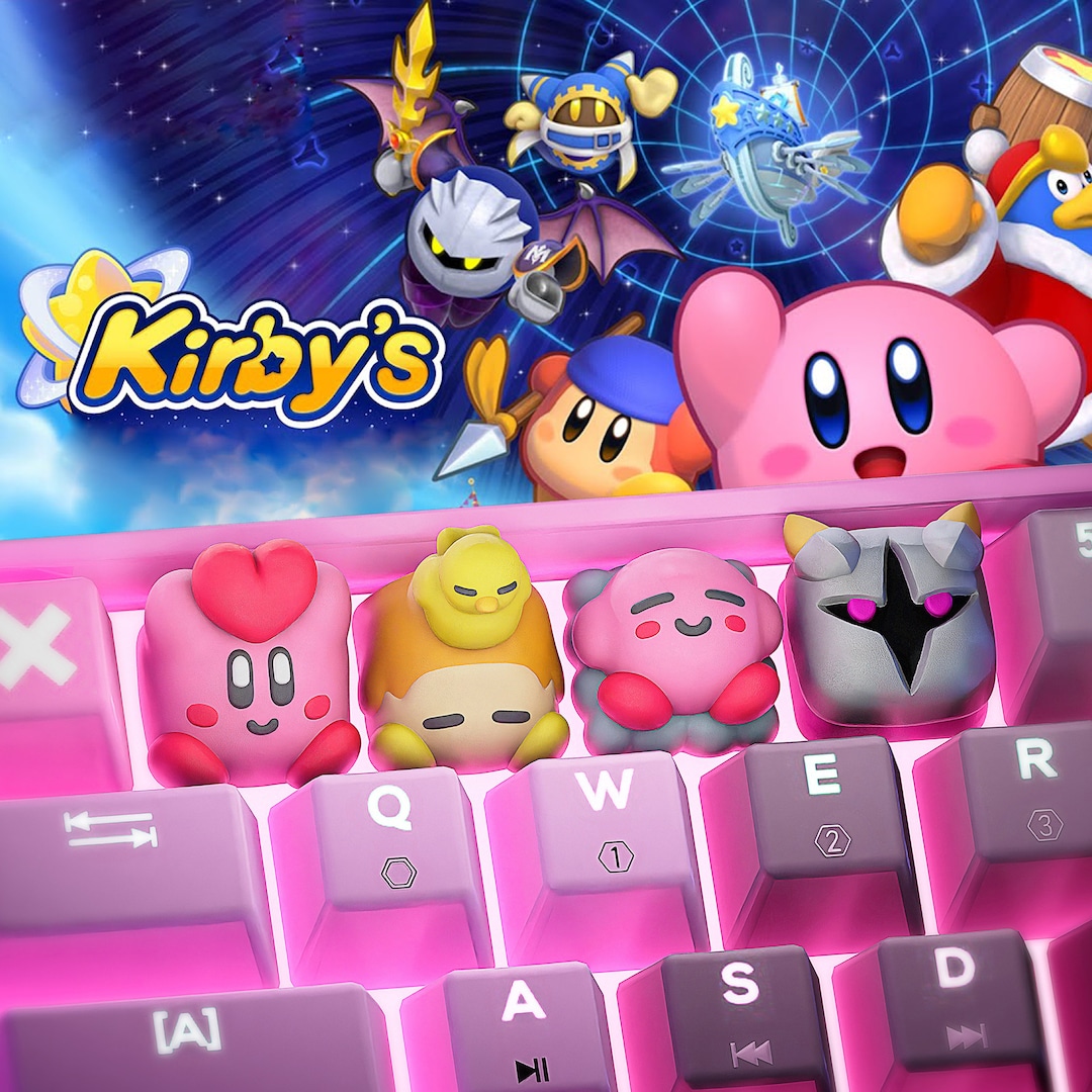 Kirby and Friends Keycap, Cute Kirby Keycap , Artisan Kirby Keycap ...