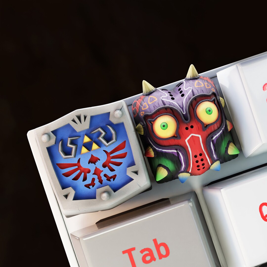 Zelda Shi.eld Keycap, Zelda Dungeon Keycap, Zelda Game Keycap, Artisan ...