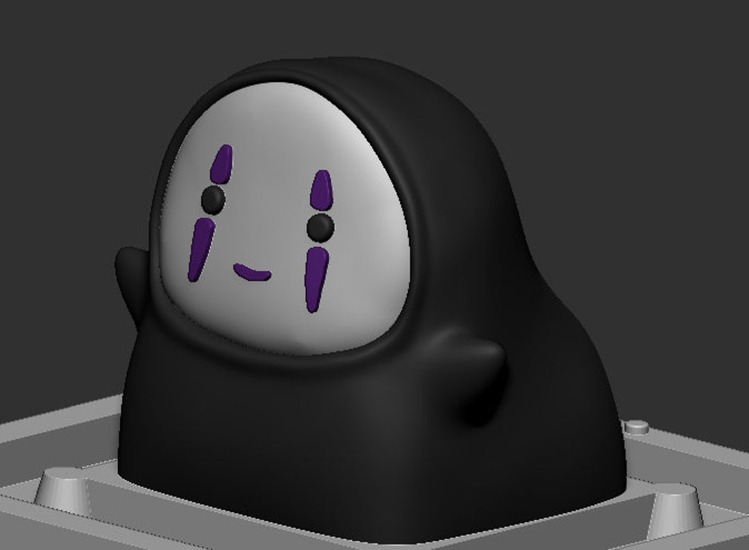 Face Ghost Anime Artisan Keycap Anime Studio Keycap Anime Resin Set ...