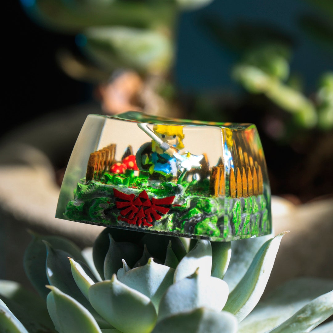 Link Zelda Keycap, Hylian Zelda Shield Keycap, Legend of Zelda Keycap ...